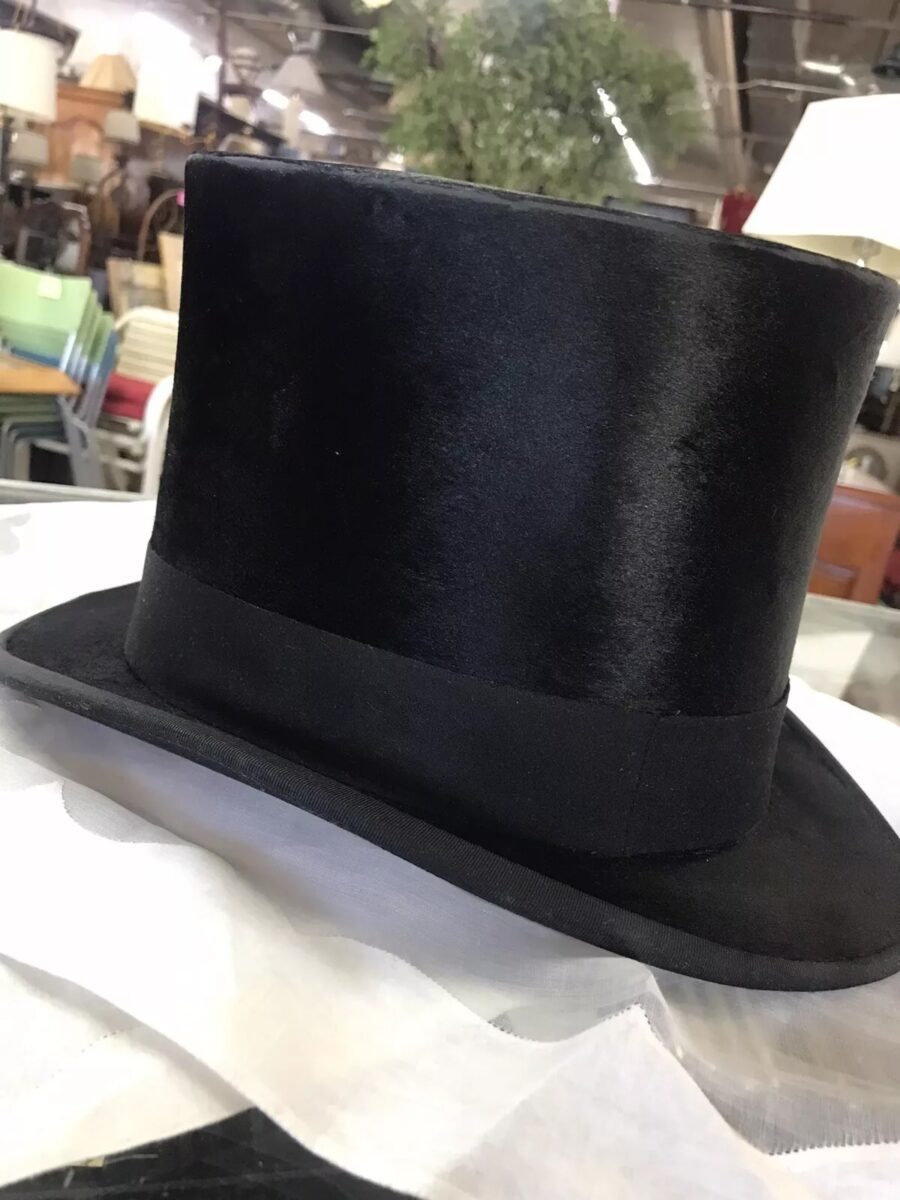Antique Opera Top Hat from Knox NYC, 1900 - Size M - Got Legs Furniture ...