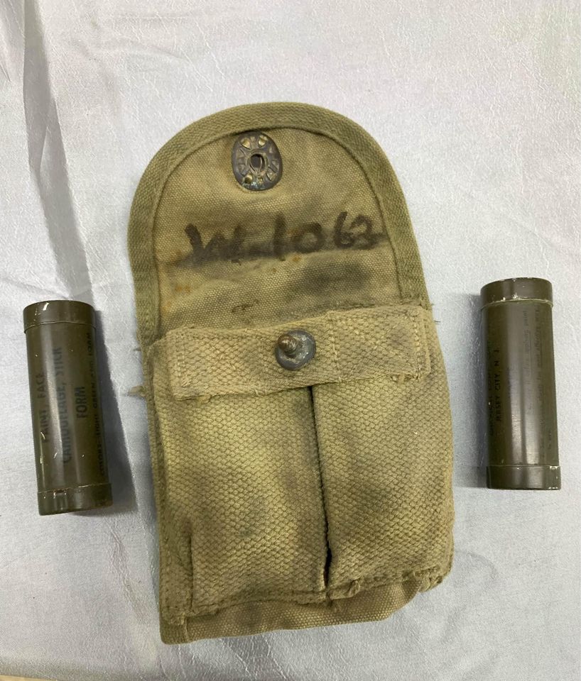 WW2/Korean War US Camouflage Face Paint Pouch - Got Legs Furniture & Décor
