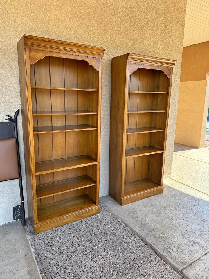 Tall Ethan Allen Bookcases - 2 Available - Got Legs Furniture & Décor