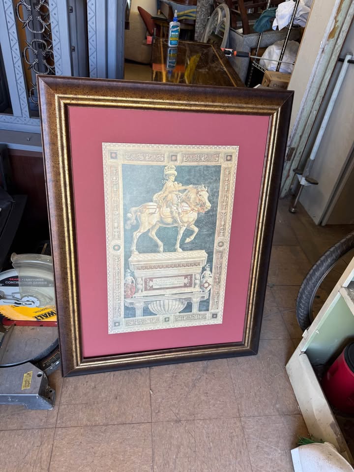 Framed Print of Statue - Got Legs Furniture & Décor