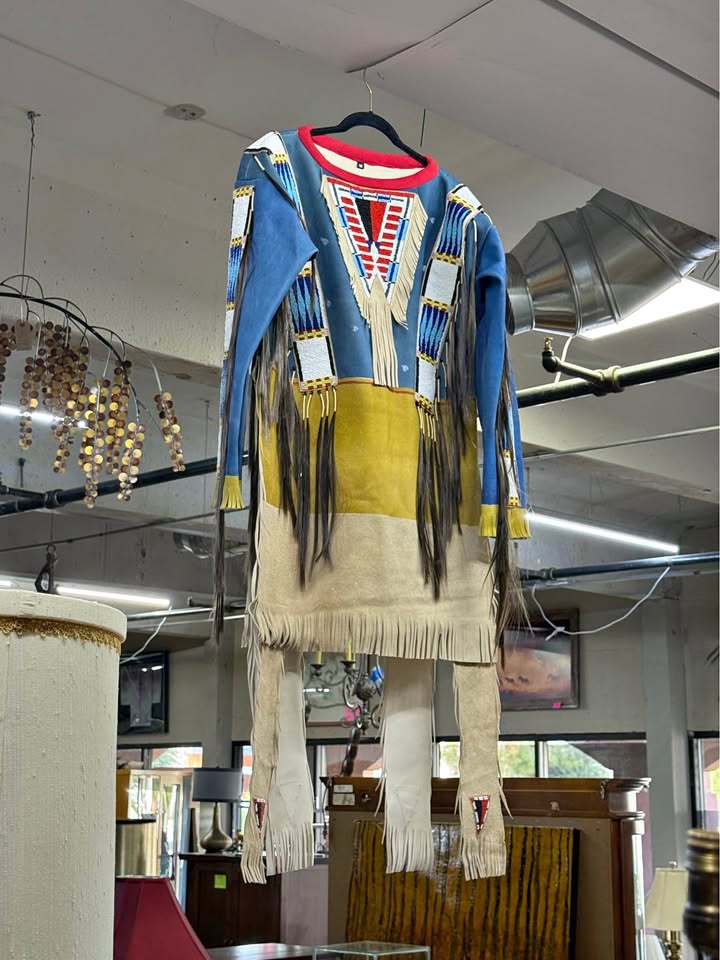 Reproduction Native American Leather Tunic - Got Legs Furniture & Décor